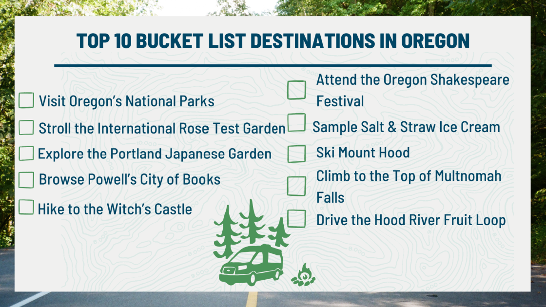 Oregon Bucket List Destinations