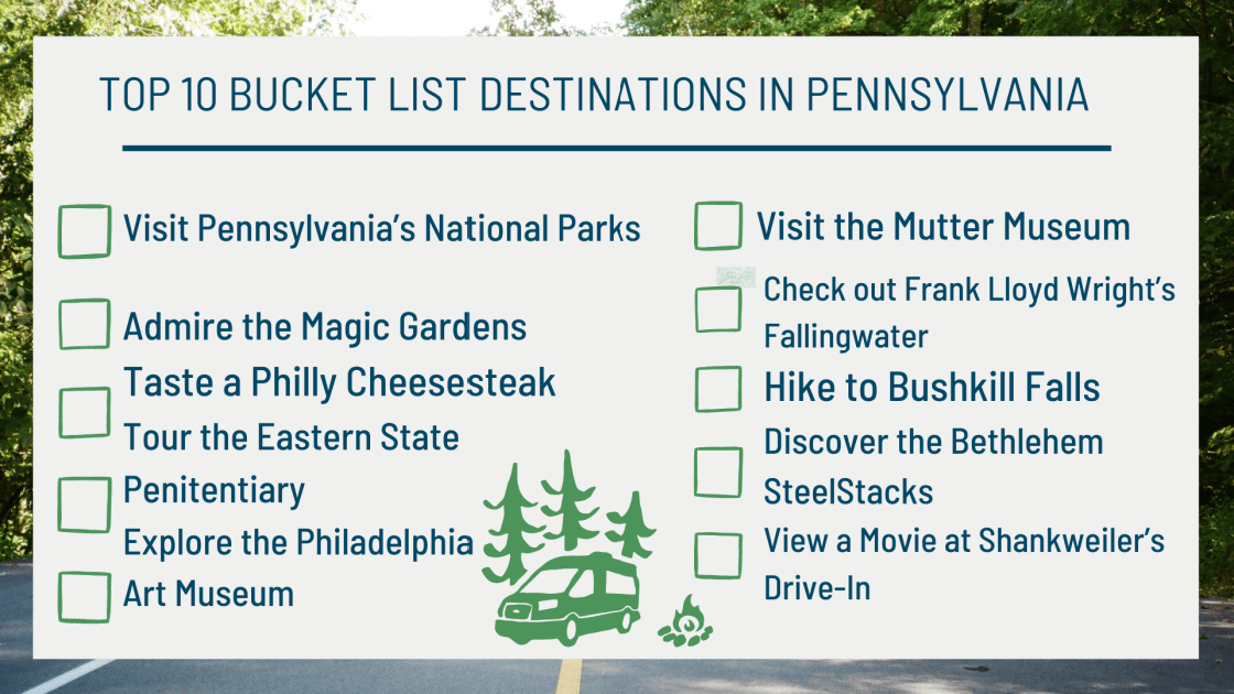 Top Pennsylvania Bucket List Destinations
