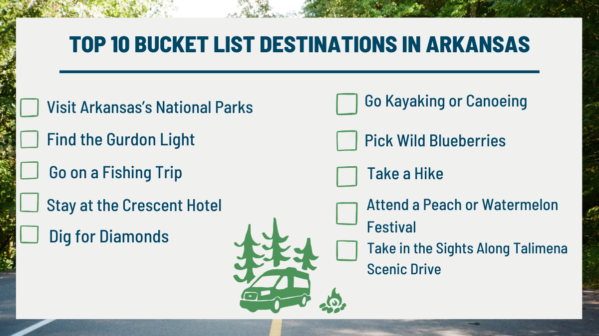 Top Arkansas Bucket List Destinations