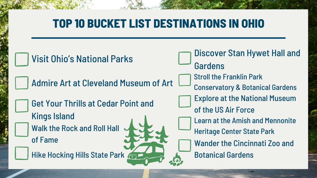 The Top 27 Bucket List Destinations in Ohio | RVshare
