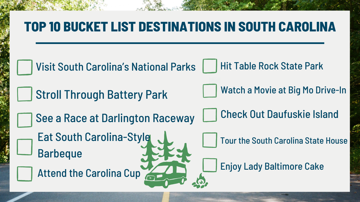 Top South Carolina Bucket List Destinations