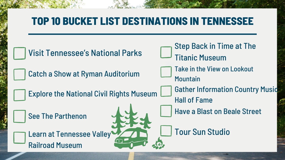 The Top 32 Bucket List Destinations in Tennessee | RVshare